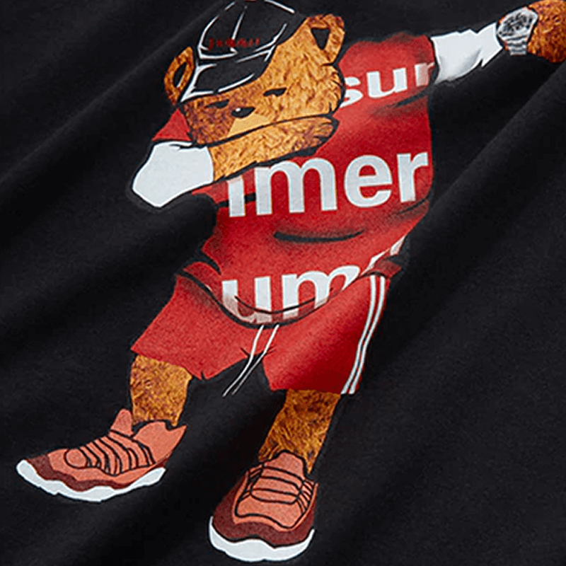 The Dabbing Bear Tee - Black - Made By Compression - Athletic Apparel